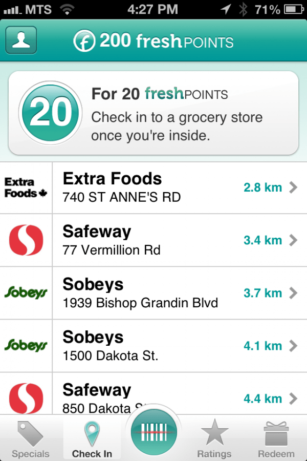 Hot App Alert! New mobile grocery rewards program: freshPOINTS ...